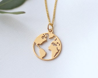 World Map Pendant - Etsy UK