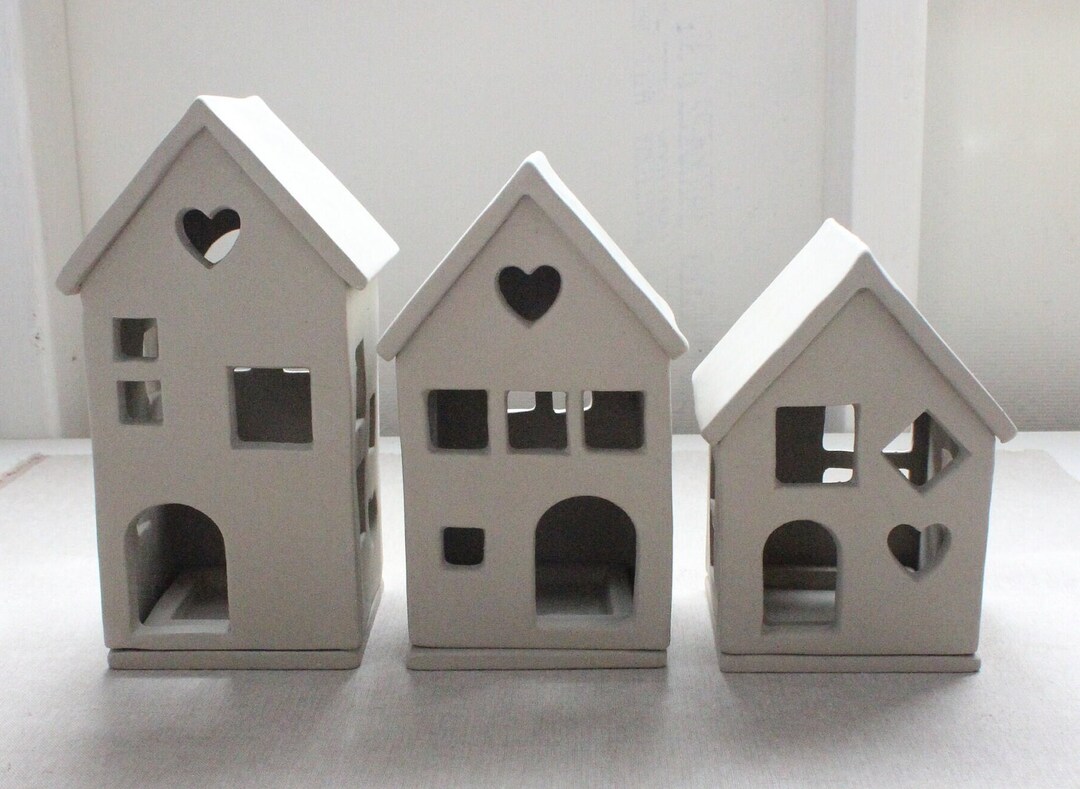 Set of 3 Clay Cutters for Luminaria Houses - Etsy