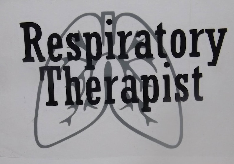 Respiratory Therapist Vinyl Decal - Etsy