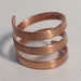Cold Forged Copper Ring With Texture - Etsy Canada