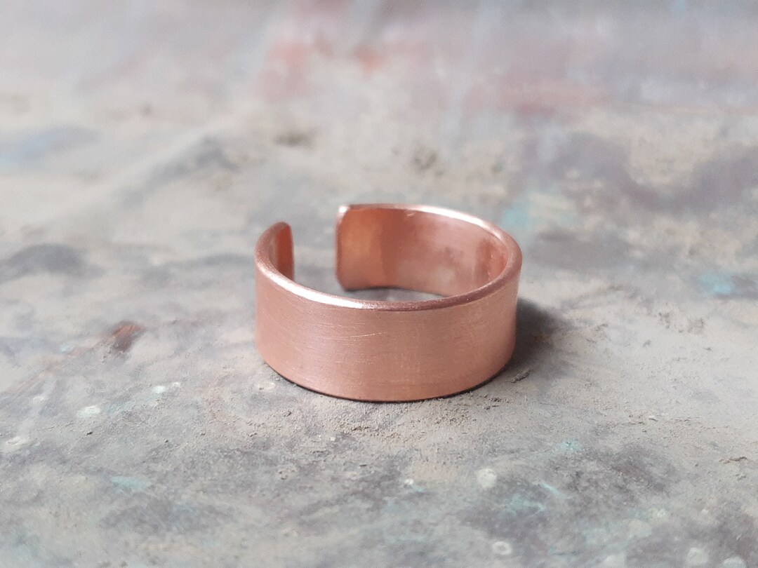 Large Copper Ring With Smooth Surface - Etsy