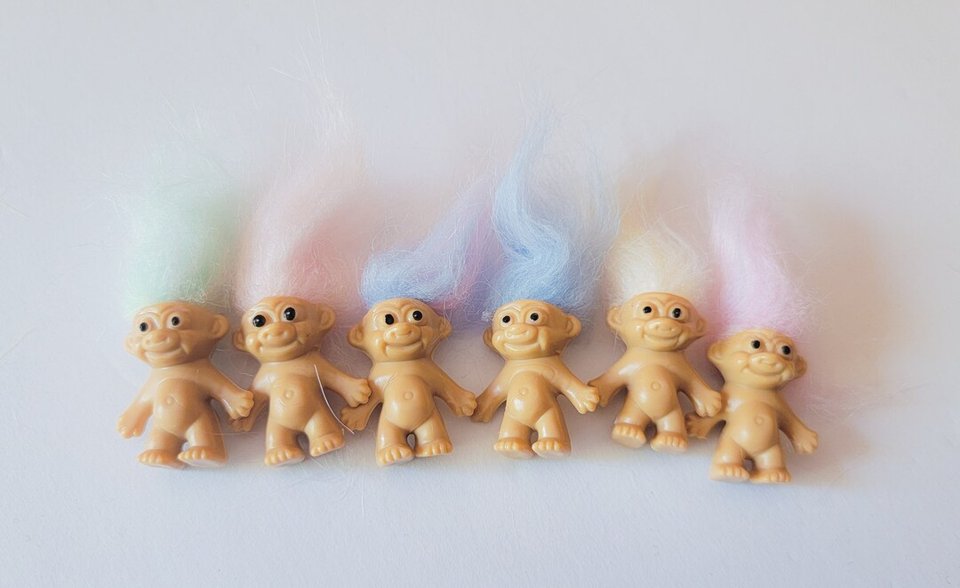Vintage Pastel Troll, Lucky Troll, 90s, Dam Troll, Troll Doll, Russ ...