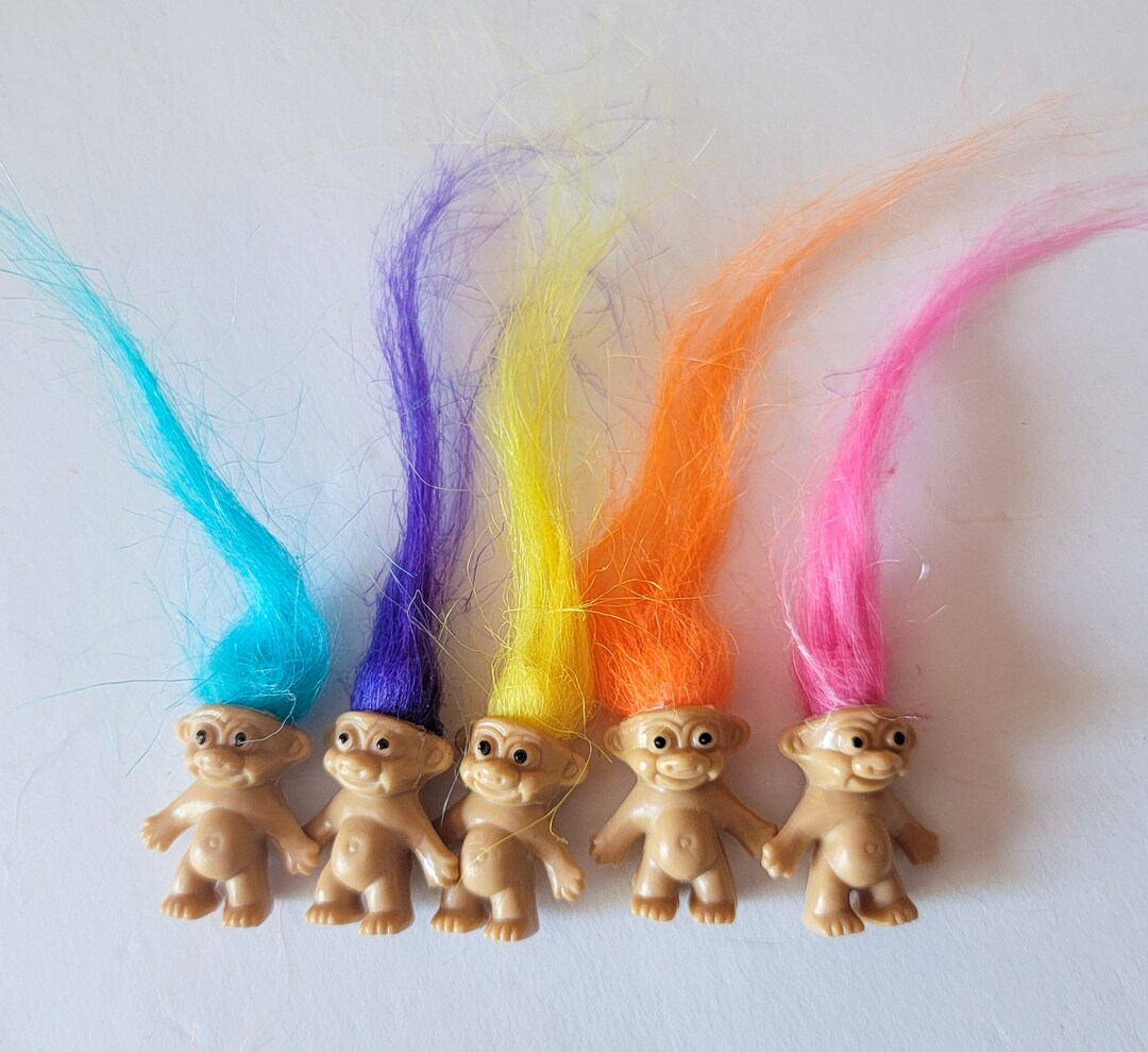 Vintage Troll, Lucky Troll, 90s, Dam Troll, Troll Doll, Russ, Mini ...