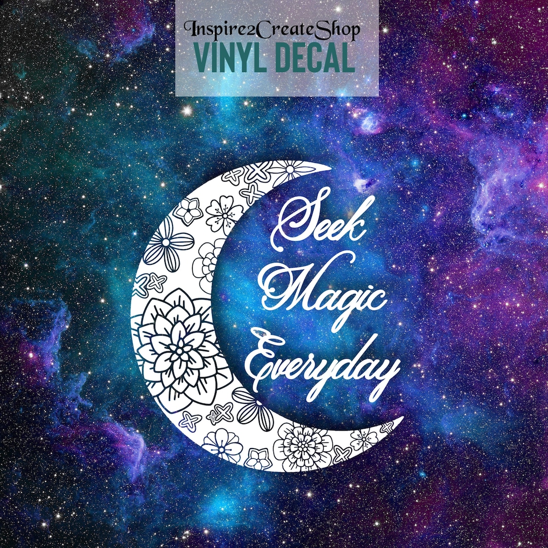 Seek Magic Everyday Decal Sticker for Laptops, Cars, Trucks, Jeeps ...