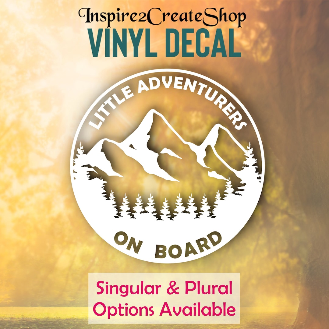 Little Adventurer on Board, Baby on Board Decal Sticker - Etsy