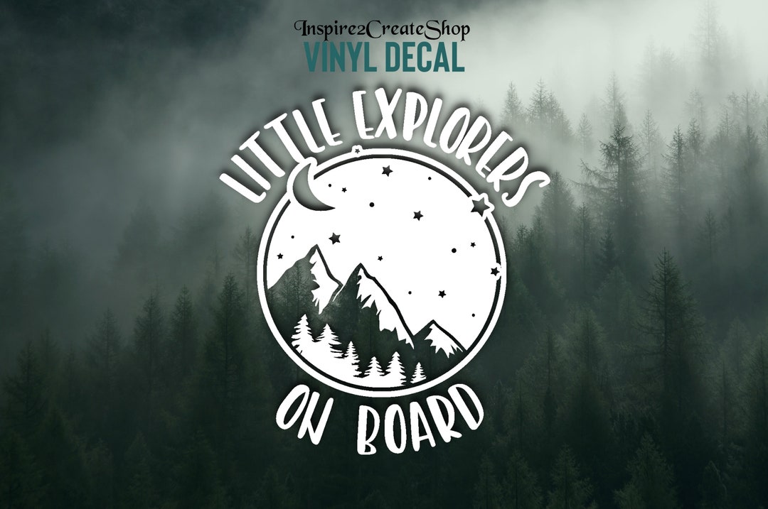 Little Explorer on Board, Baby on Board Decal Sticker - Etsy