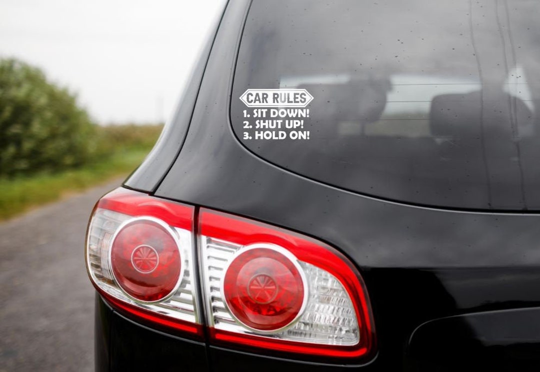 Car Rules, Jeep Rules, Truck Rules, Decal, Sticker, for Vehicles, Jeep ...