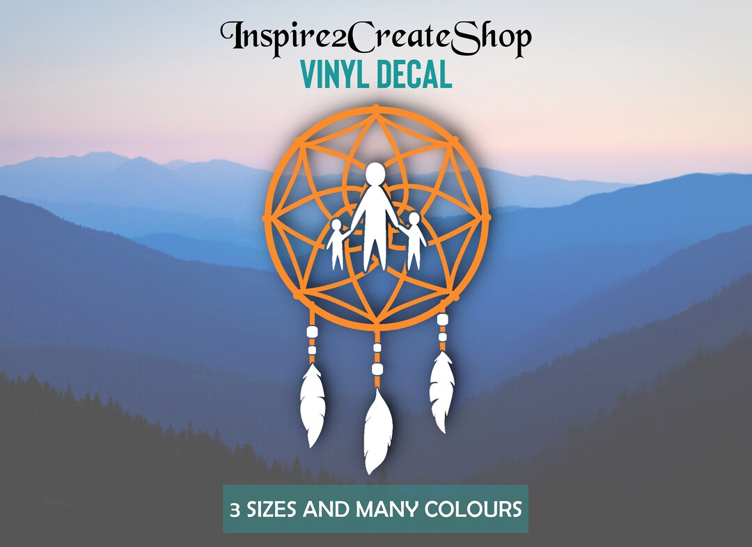 Family Dream Catcher Decal Sticker - Etsy