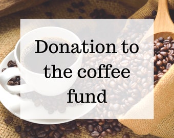 Coffee Fund Sign - Etsy