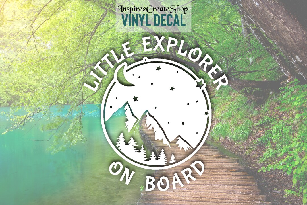 Little Explorer on Board, Baby on Board Decal Sticker - Etsy