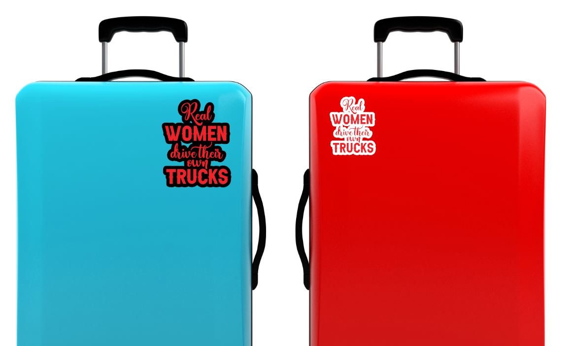 Real Women Drive Their Own Trucks Vinyl Decal Sticker - Etsy