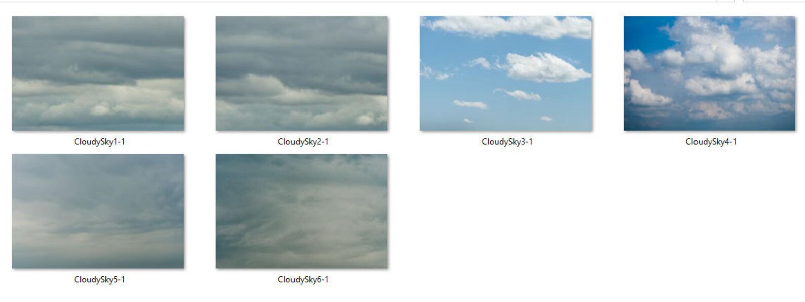 Cloudy Skies Overlays Pack 1 Total of 28 Different Digital - Etsy