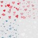 Heart Overlays Digital PNG 4 Red Pink Blue White Valentine's Day Hearts ...