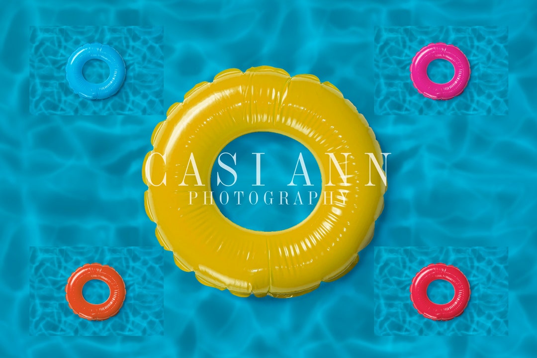 Floatie on Water Digital Photography Backdrop Background JPEG - JPG ...
