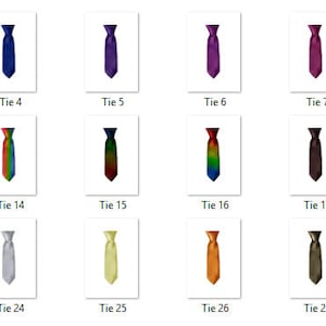 Tie Overlays Pack Same Tie 30 Different Variations Rainbow Bright ...