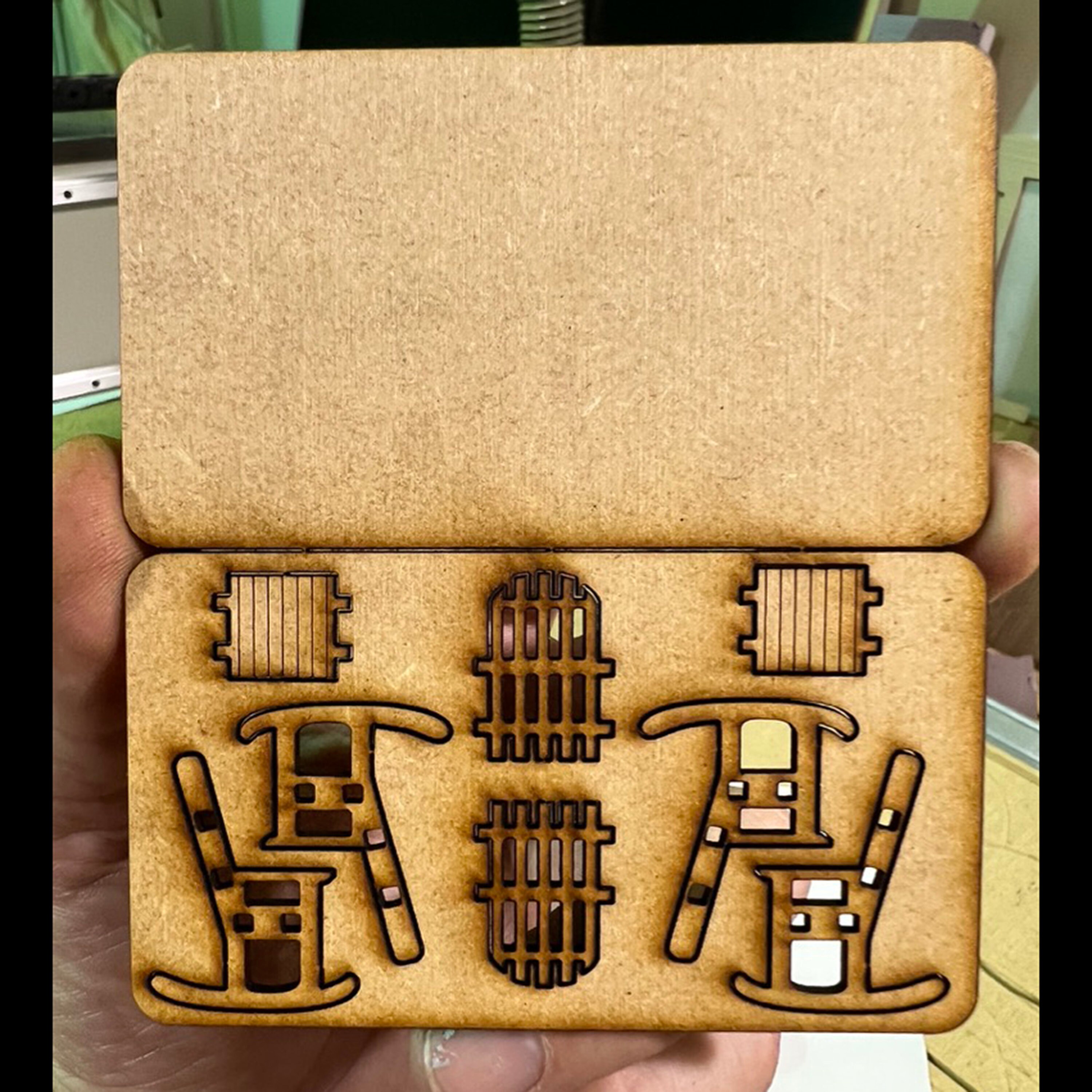 Double Rocking Chair File for 1/16" Material - Etsy