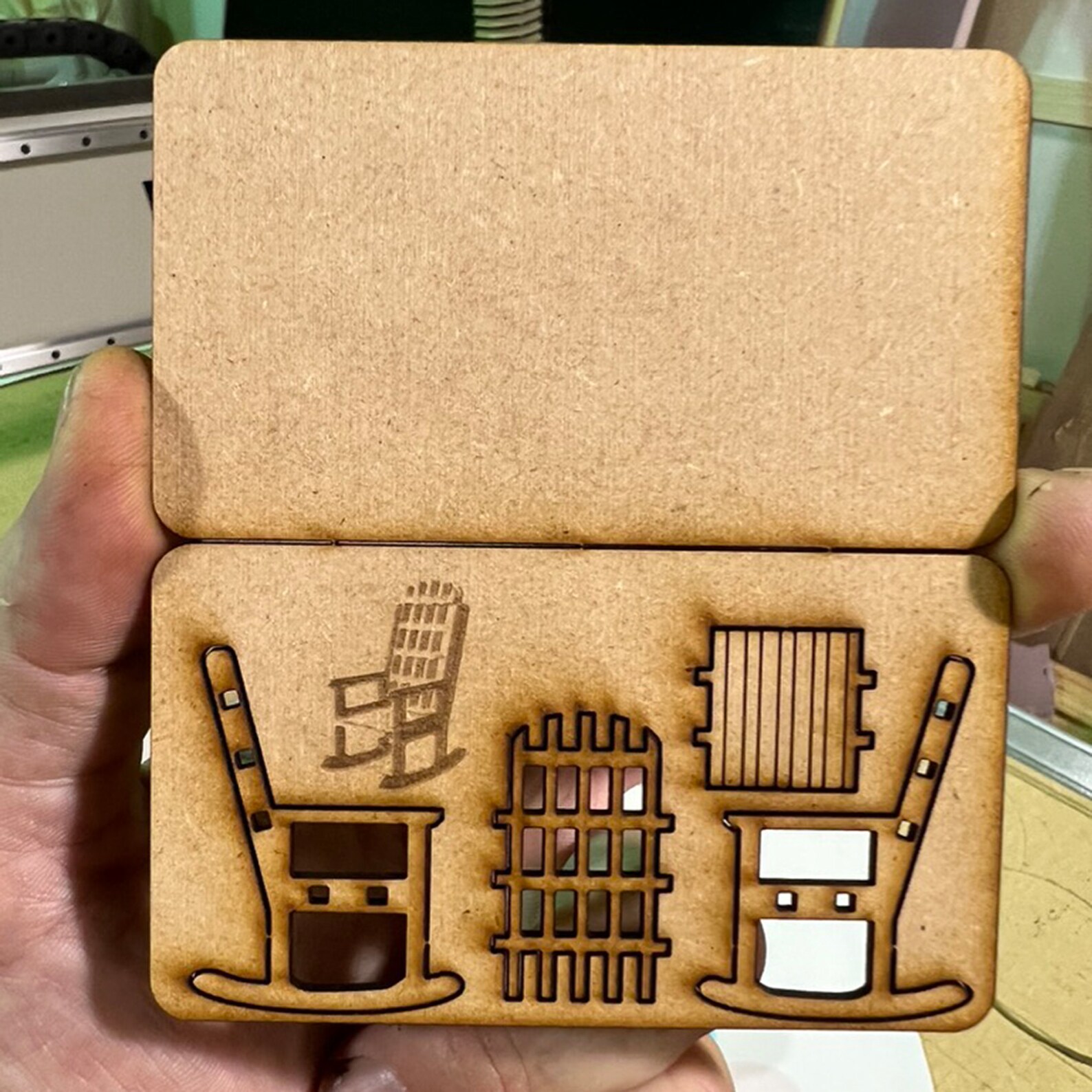 Single Rocking Chair File for 1/16" Material - Etsy