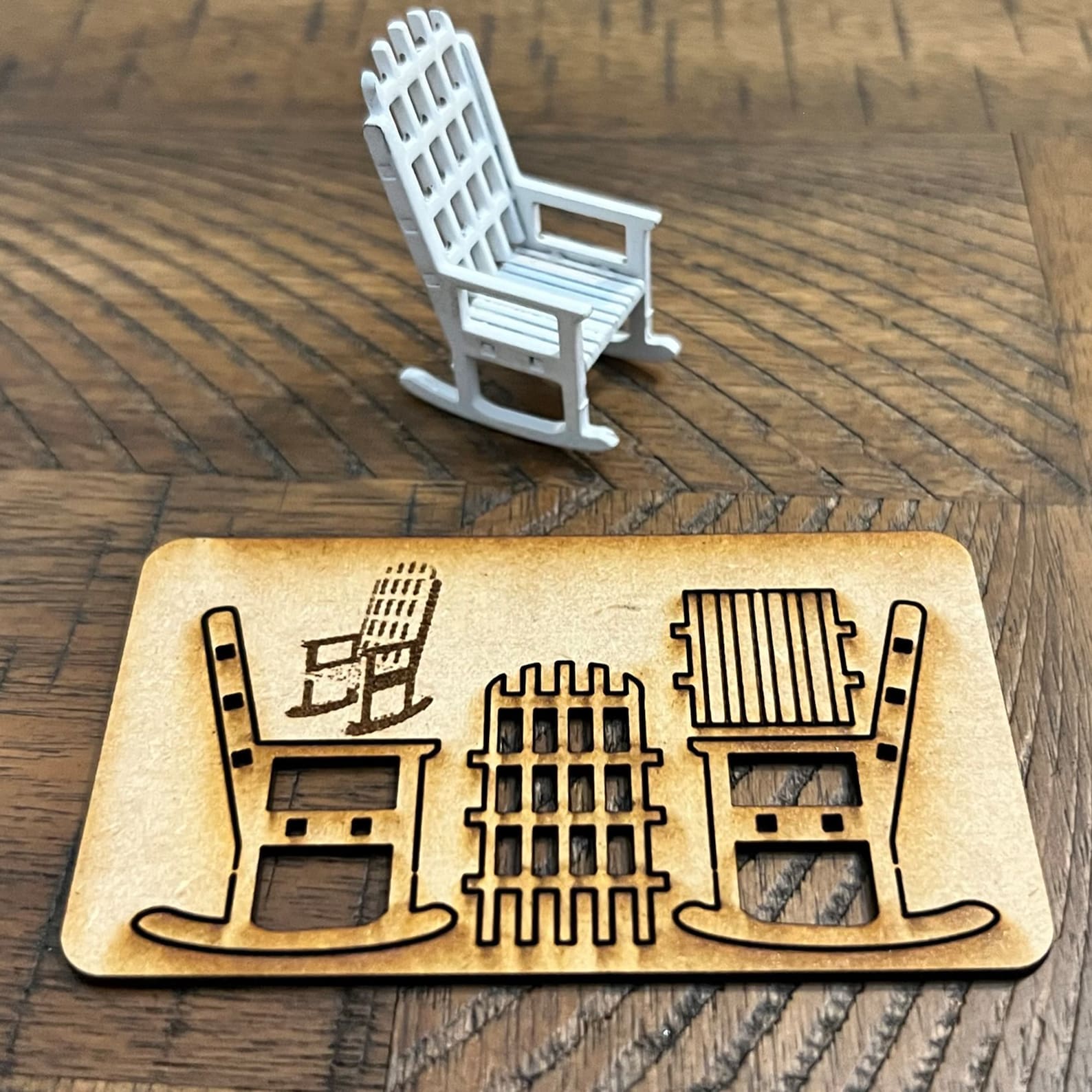 Single Rocking Chair File for 1/16" Material - Etsy