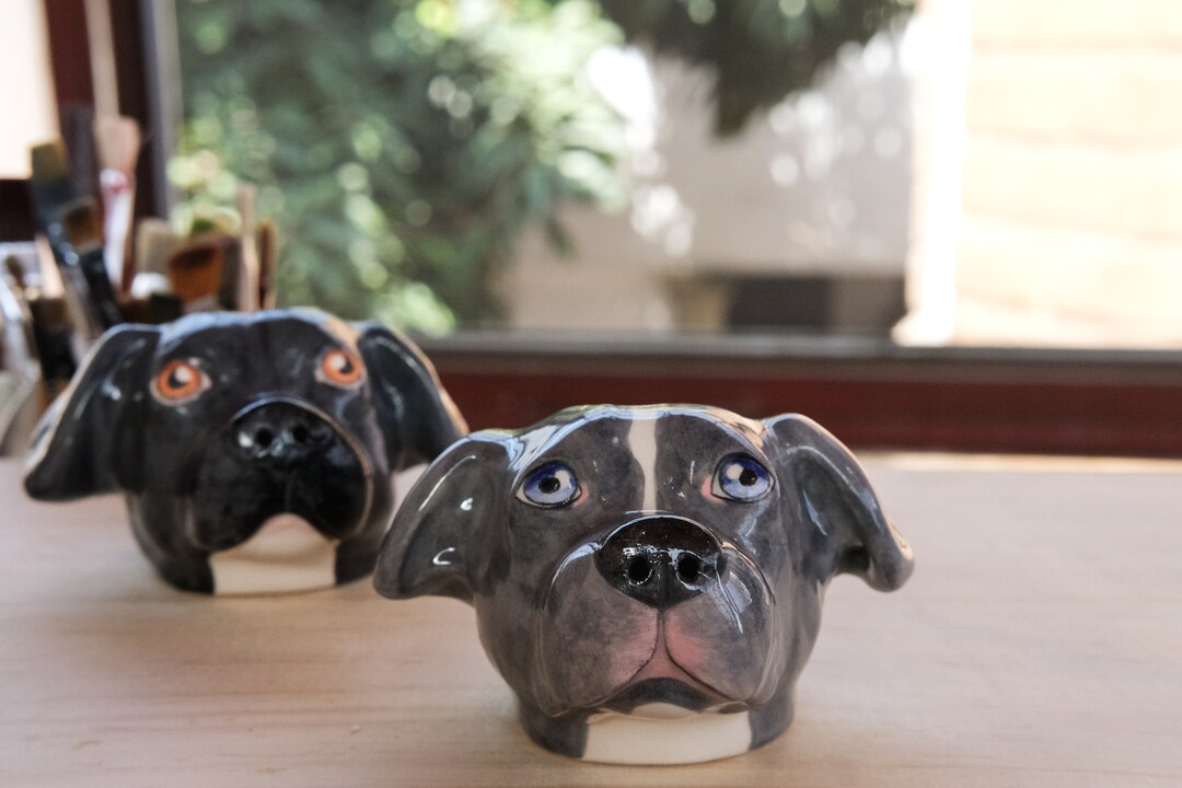 Handmade Dog Head Ceramic Pipe by Cutie Pipes - Etsy