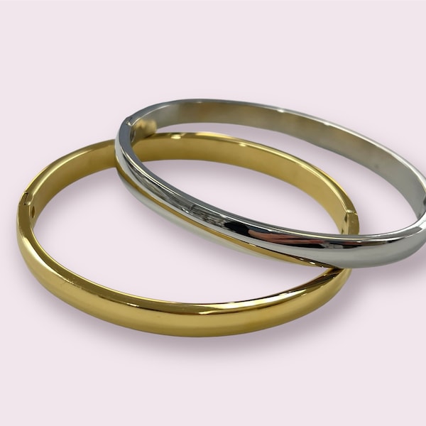 Stainless Steel Bangle - Etsy