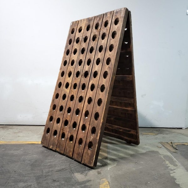 Wine Riddling Rack - Etsy