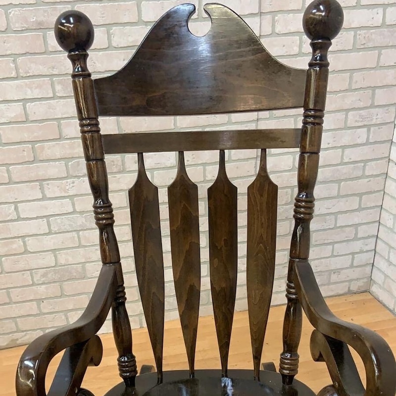 Wood Rocking Chair - Etsy