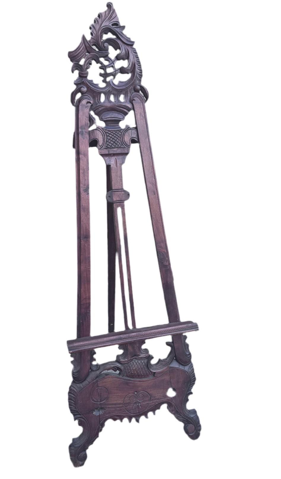 Antique Victorian Style Mahogany Table Top Victorian Easel - Etsy