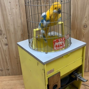 Vintage Gray Hound Talking Parrot Prize Every Time Vending Machine - Etsy