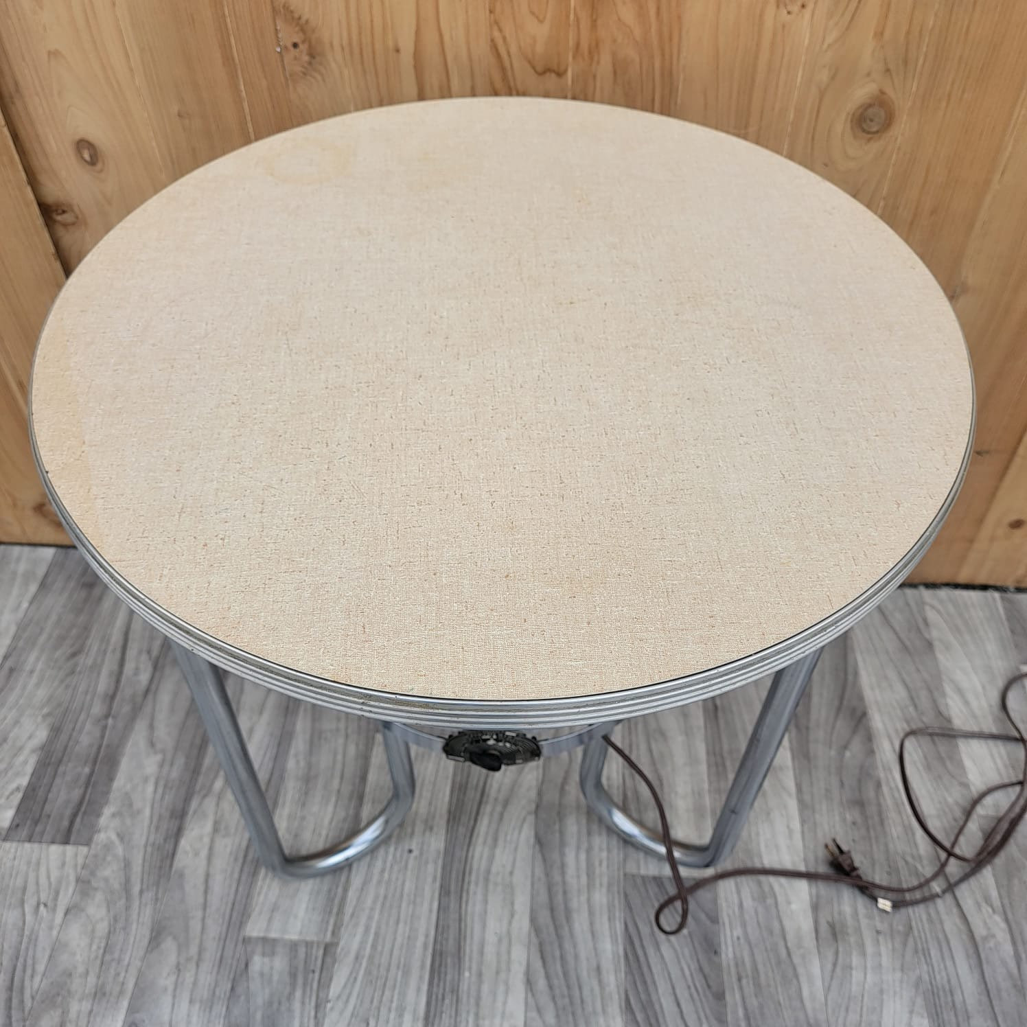 Art Deco Industrial Fan Table by Kisco Company - Etsy