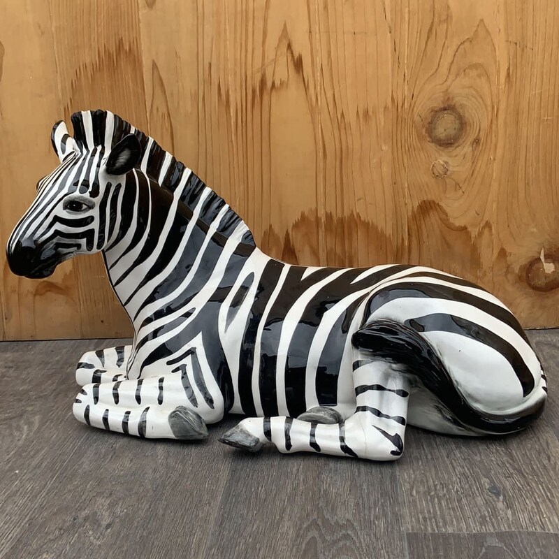 Ceramic Zebra Figurine - Etsy