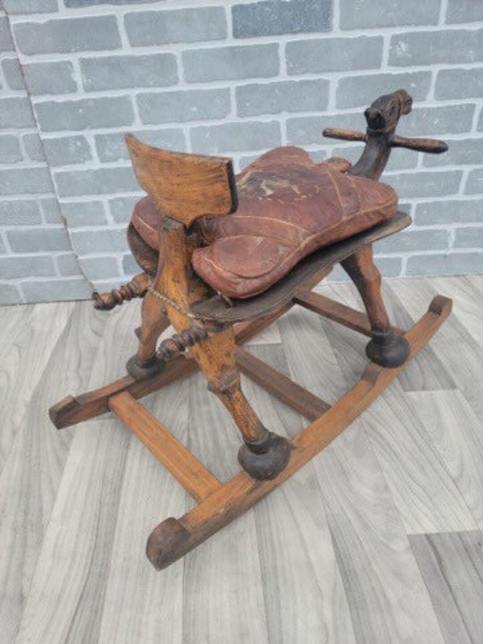 Vintage Turkish Design Carved Wood Rocking Camel - Etsy