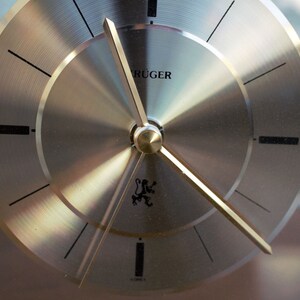 Mid Century Modern Kruger Floating Lucite Gold Table Clock - Etsy