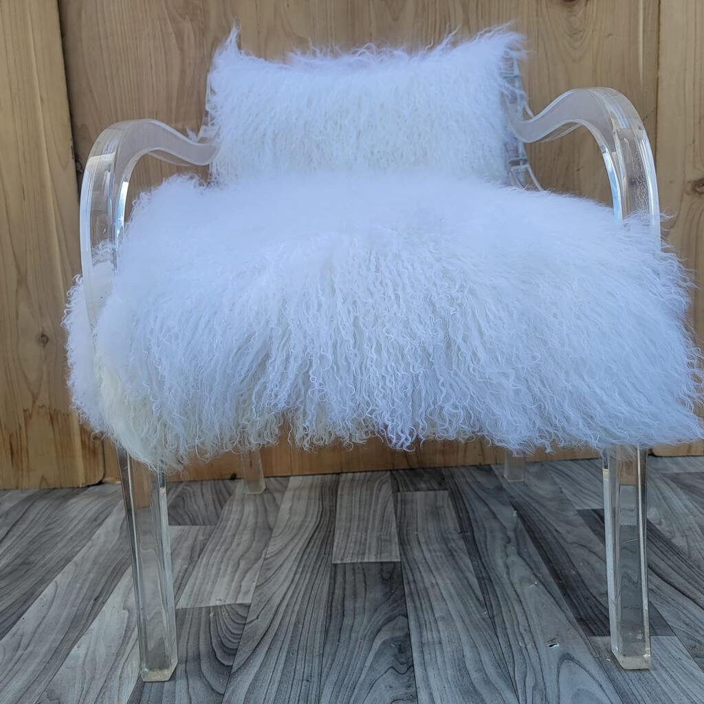 Hollywood Regency Lucite Frame and Curved Lucite Arms - Etsy