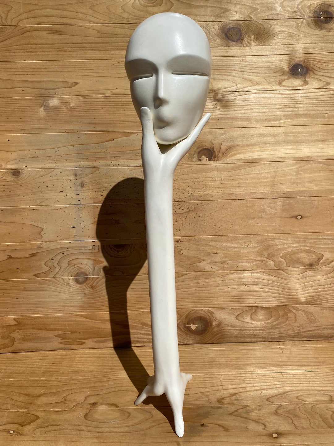Vintage Postmodern 'head in Hand' Abstract Sculpture - Etsy