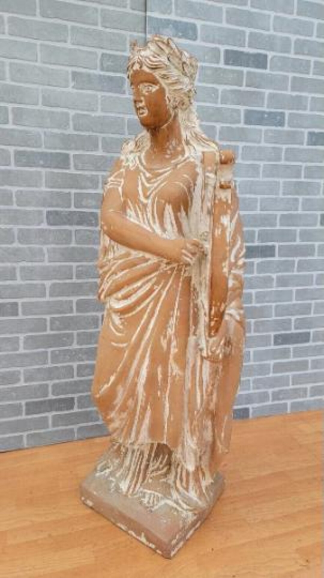 Antique Hellenistic Terra Cotta Statue of Goddess Playing the Harp - Etsy