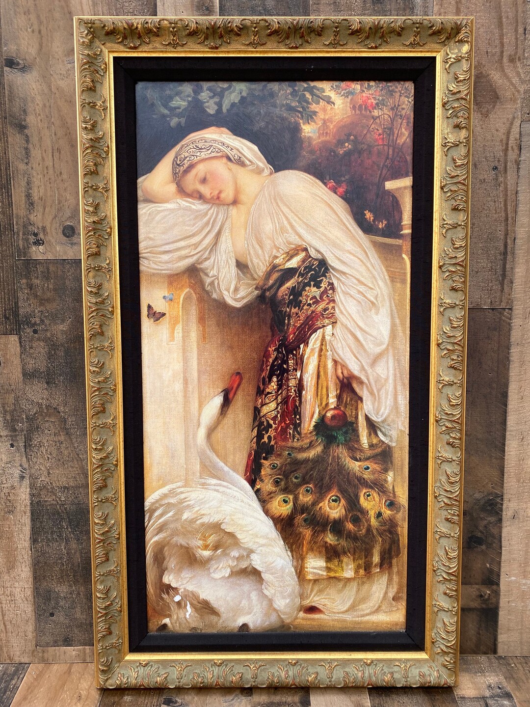Vintage Printed Reproduction of Odalisque by Frederic Leighton - Etsy