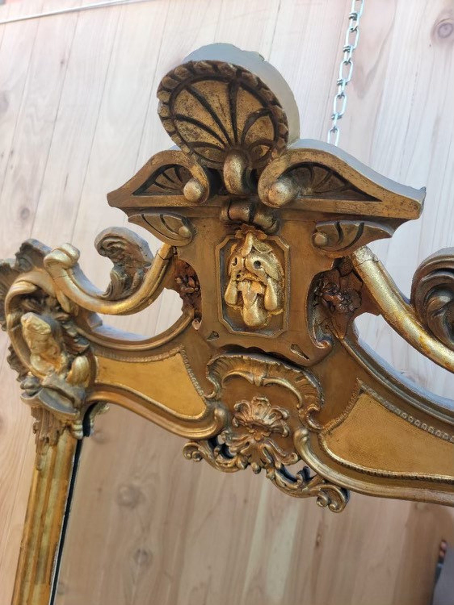 Antique Italian Rococo Style Gold Gilded Hand Carved Wall - Etsy