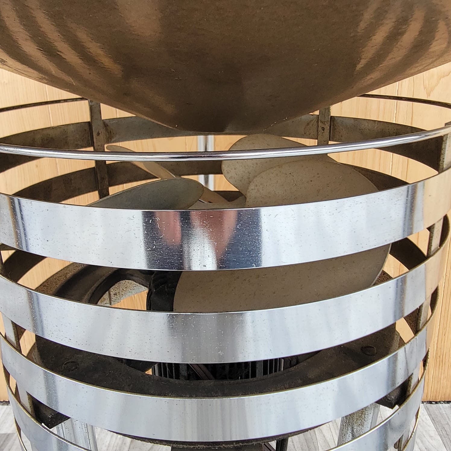 Art Deco Industrial Fan Table by Kisco Company - Etsy