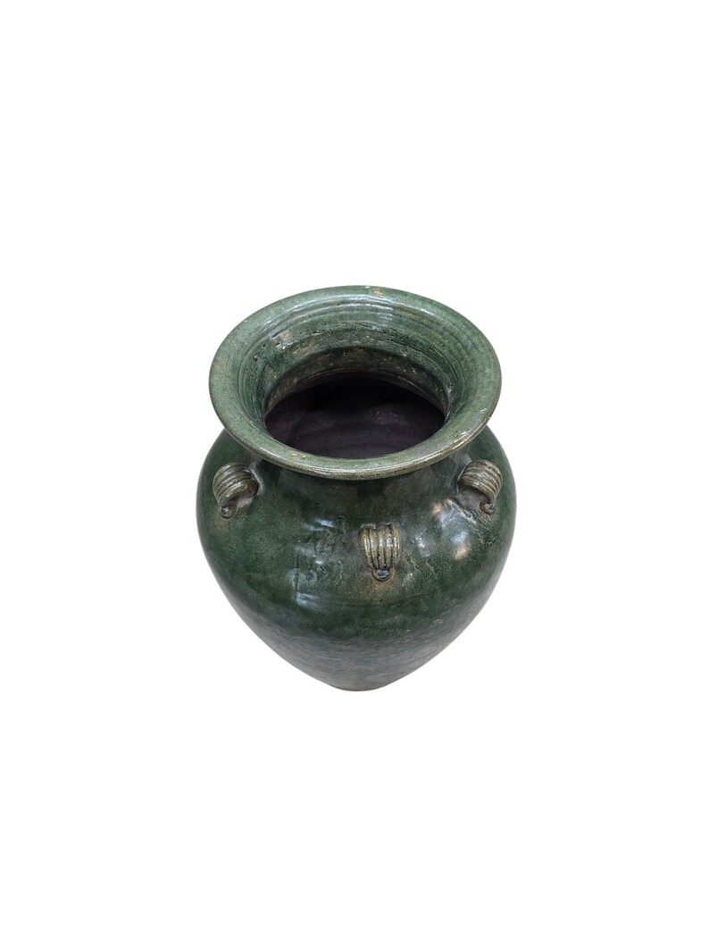 Antique Stoneware Green-glazed Mataban Jar Vase - Etsy
