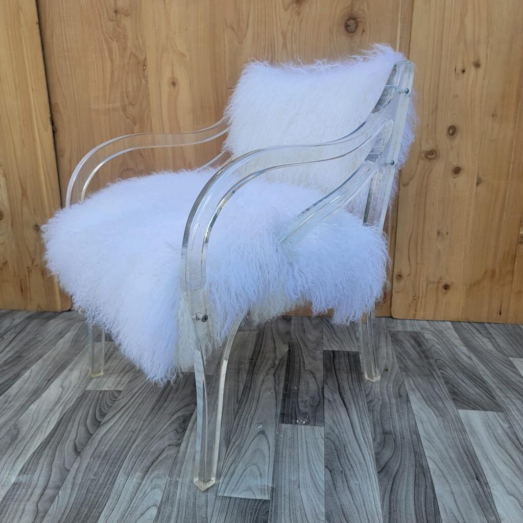 Hollywood Regency Lucite Frame and Curved Lucite Arms - Etsy