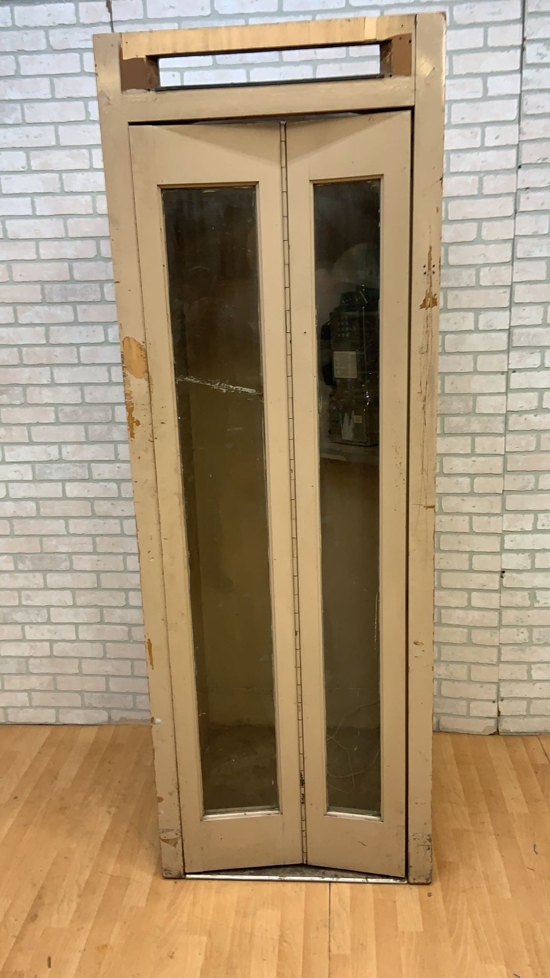 Vintage Original Phone Booths With Glass-front Bi-fold Doors - Etsy Canada