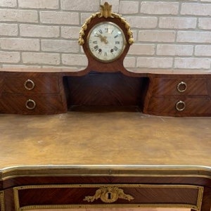 Antique French Louis IV Style Kidney Shaped Writing Table Desk With ...