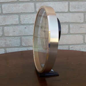 Mid Century Modern Kruger Floating Lucite Gold Table Clock - Etsy