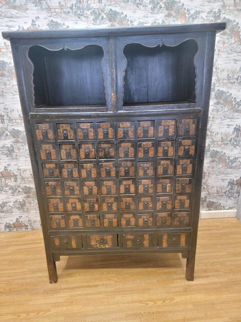 Black apothecary cabinet store