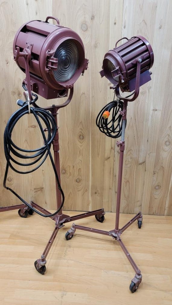 Vintage Mole Richardson Solar Spot Stage Light Floor … - Gem