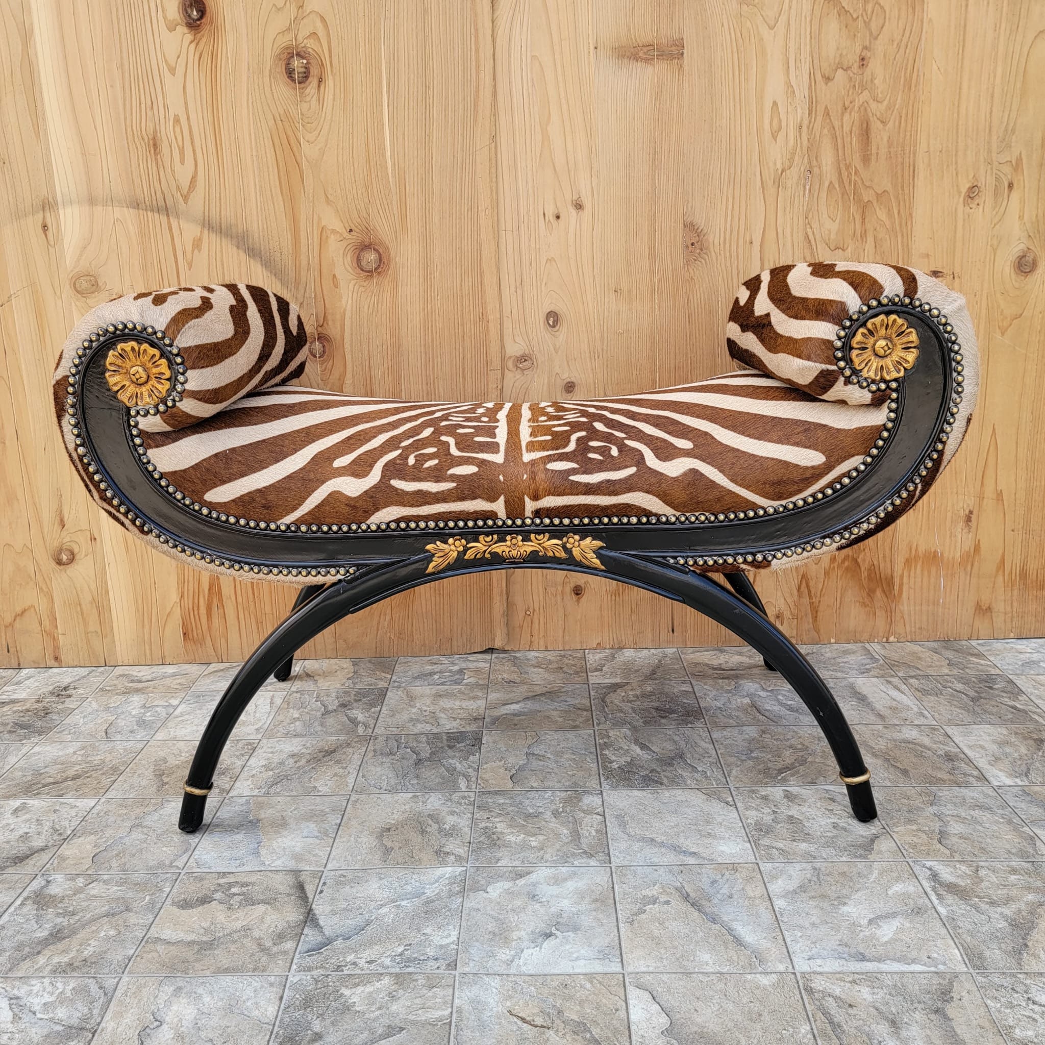 Zebra Print Upholstery Fabric Chairs And Benches