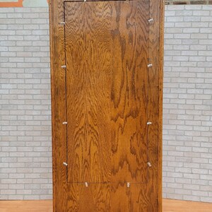 Antique Enclosed Free Standing Light Box With Stained Glass Church ...