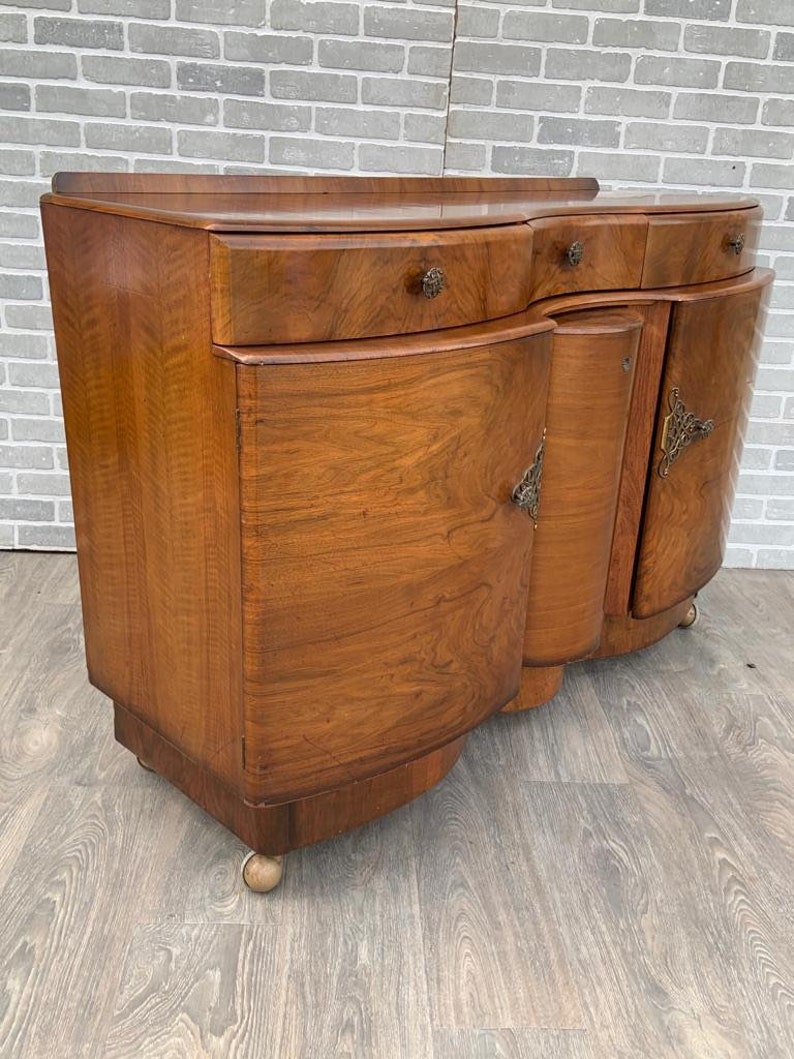 Art Deco Cocktail Dry Bar Sideboard by Beautility Furniture - Etsy