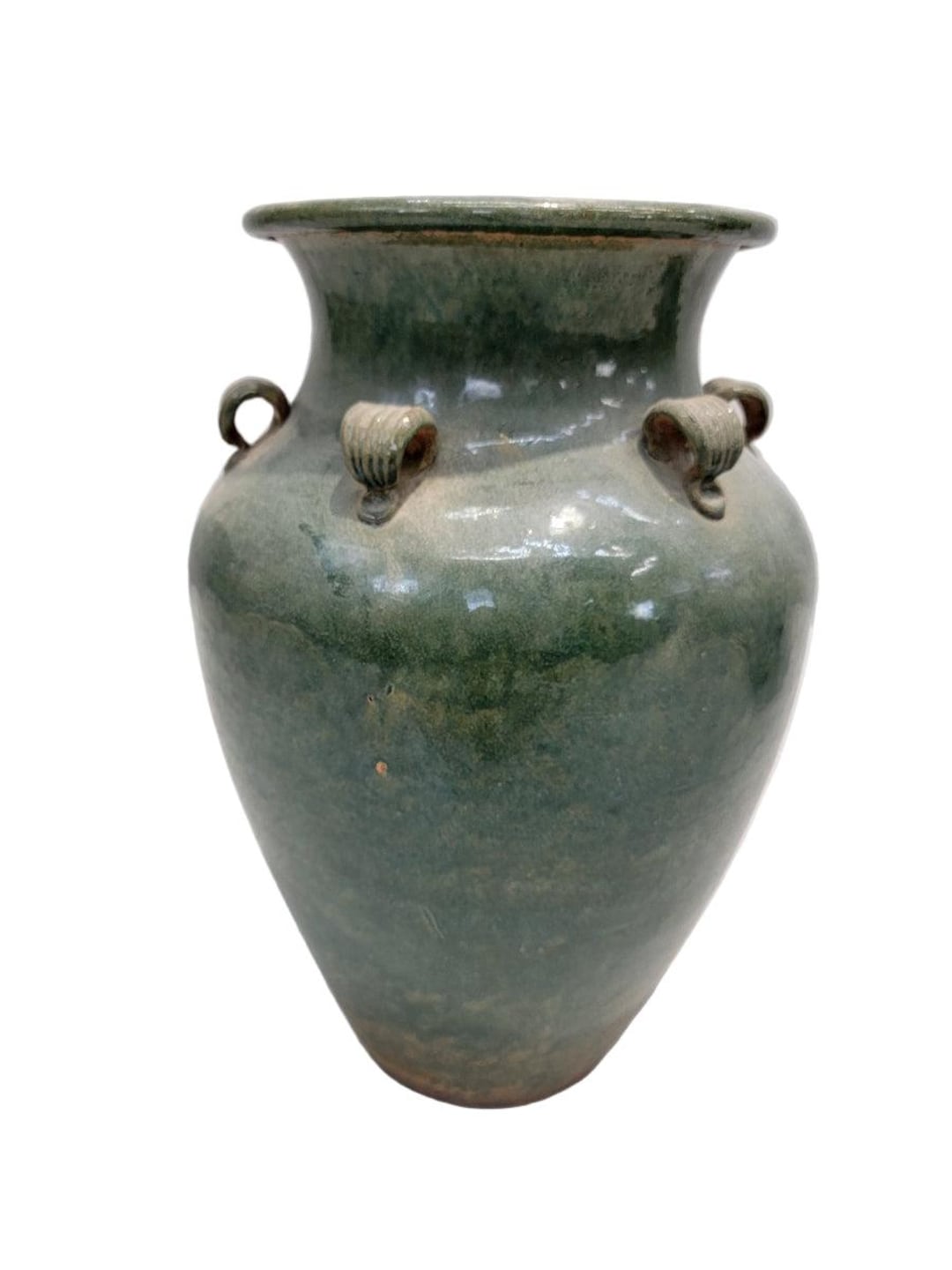 Antique Stoneware Green-glazed Mataban Jar Vase - Etsy UK