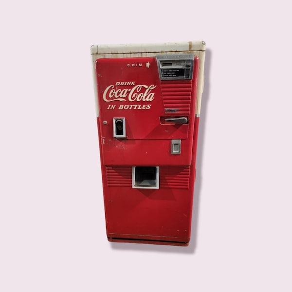 Vintage Coke Machine - Etsy